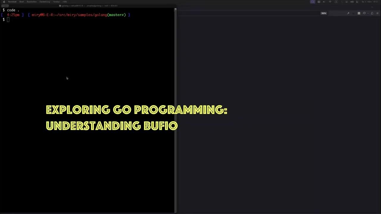 Exploring Go Programming: Understanding BUFIO - YouTube