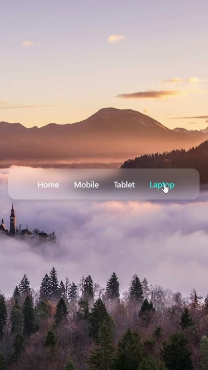 Glass Effect Navbar #css #coding #Navbar #hovereffect #website - YouTube