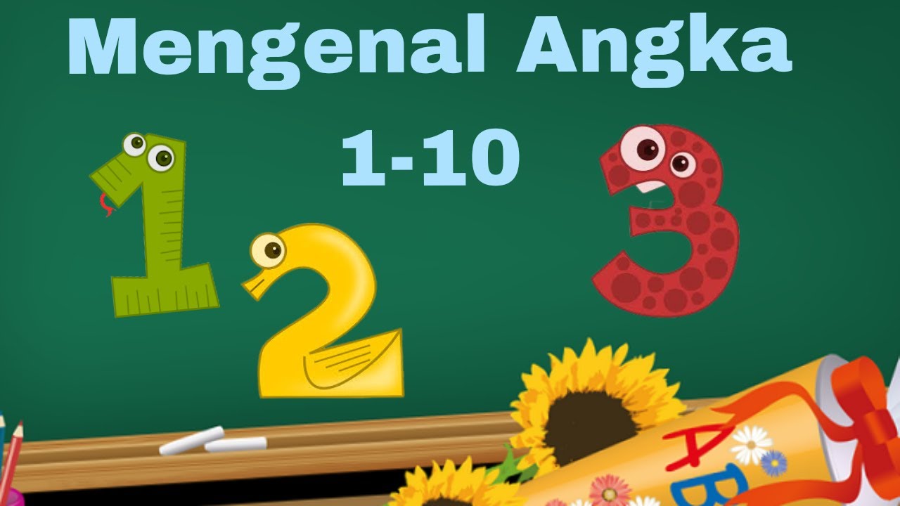 Belajar Mengenal Angka 1-10 | Belajar berhitung angka1-10 | Mengenal ...