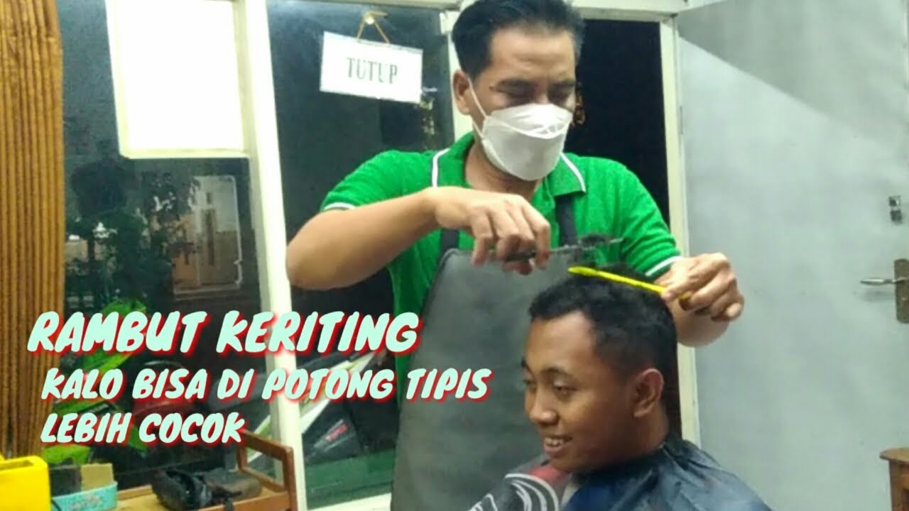 RAMBUT KERITING PALING COCOK DI POTONG TIPIS - YouTube