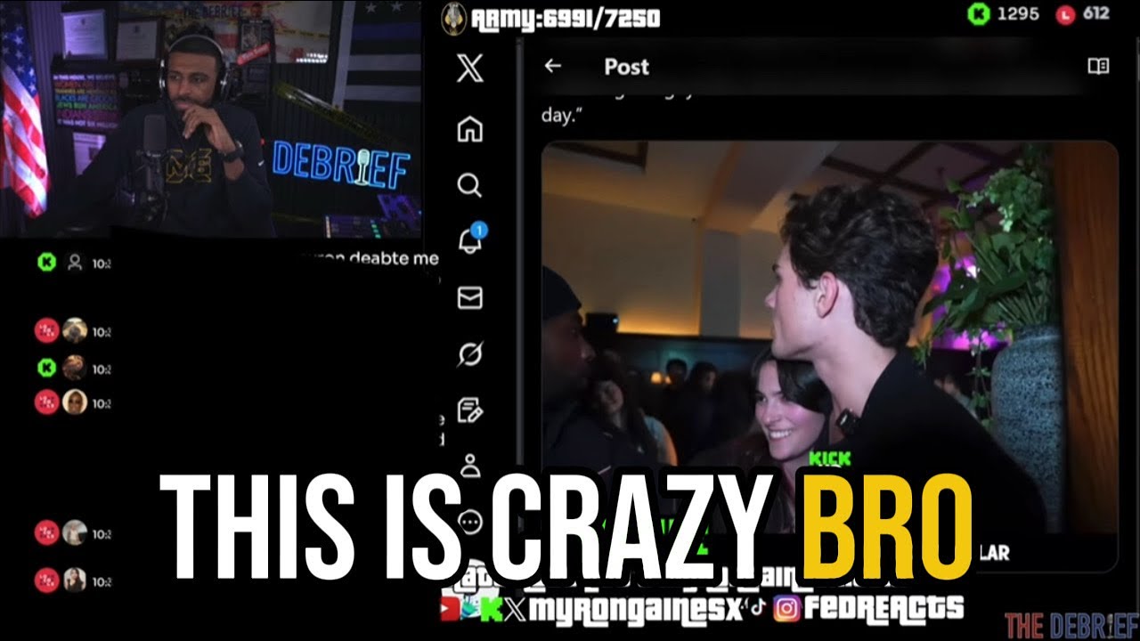 Myron Reacts To Calv Pulling Someone Girl On Stream!! - YouTube