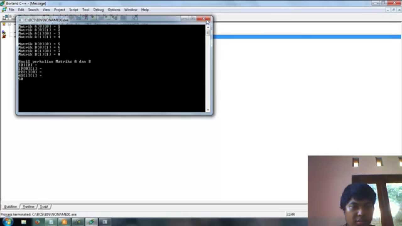 Struktur data - Perkalian matriks statis & dinamis array 2D - YouTube