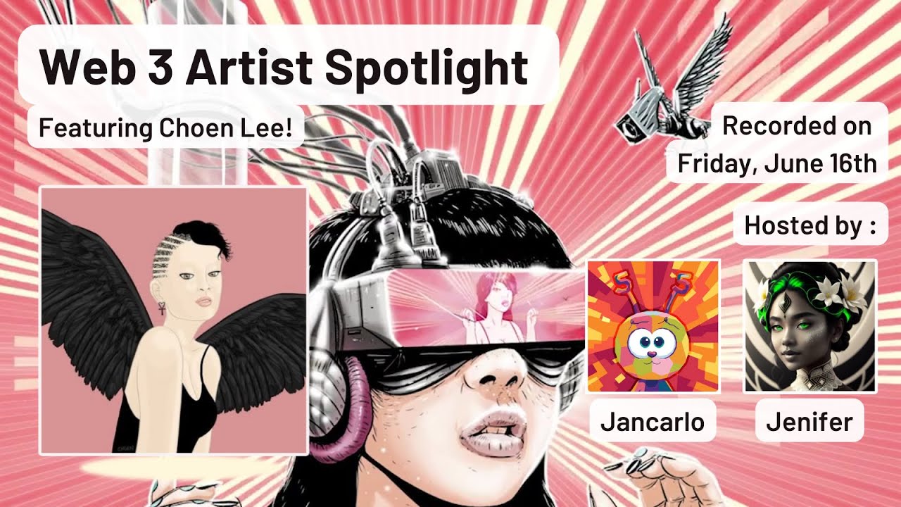 Web 3 Artist Spotlight - Featuring Choen Lee - YouTube