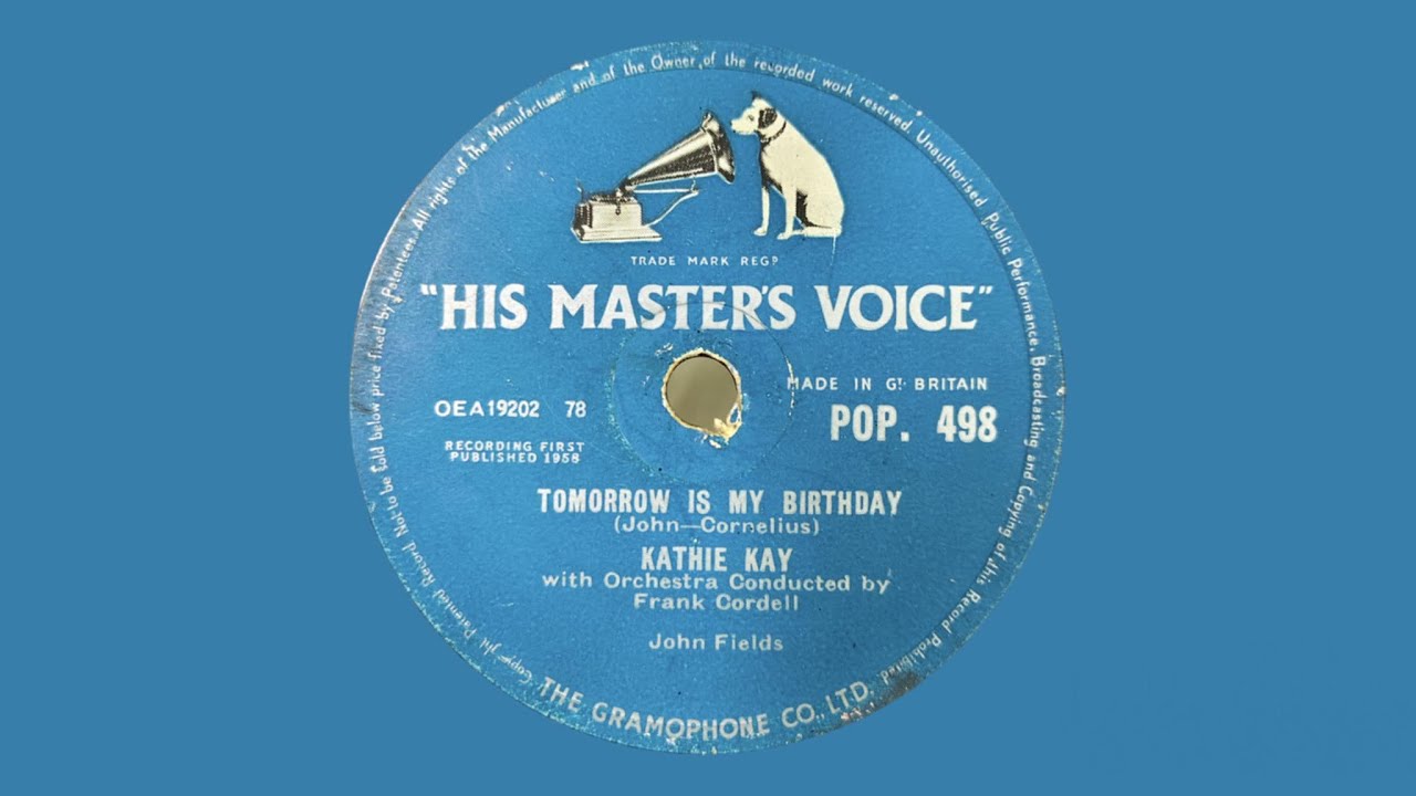TOMORROW IS MY BIRTHDAY - KATHIE KAY - YouTube