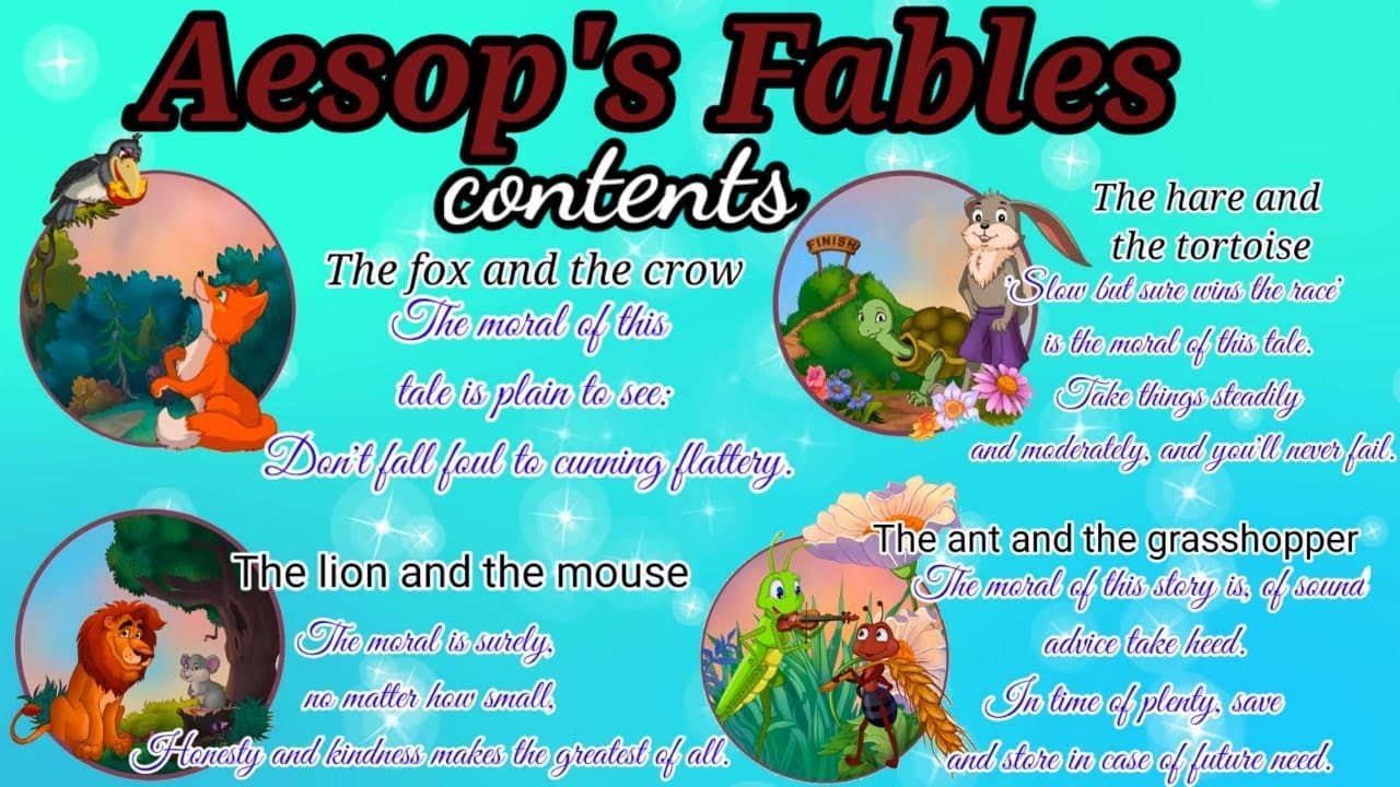 Aesop's Fables - English audio story - YouTube
