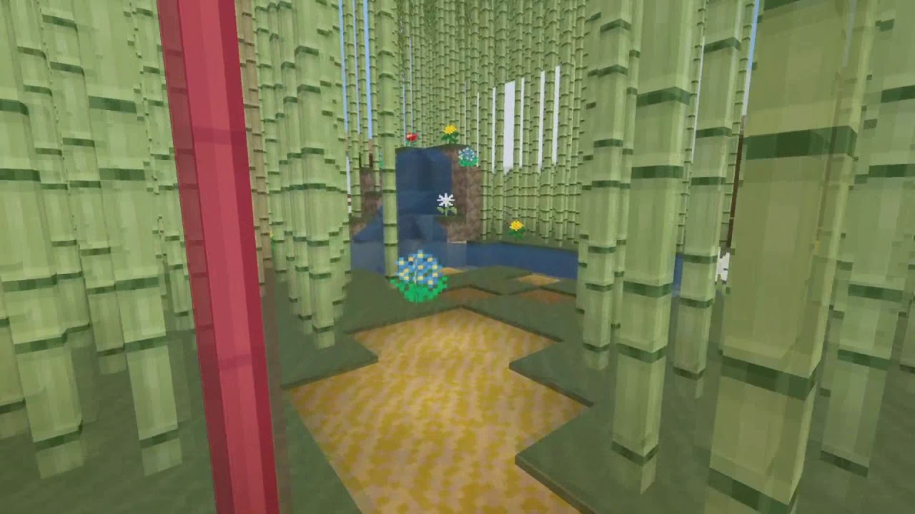 Minecraft PS4 - The Bamboo Garden - YouTube