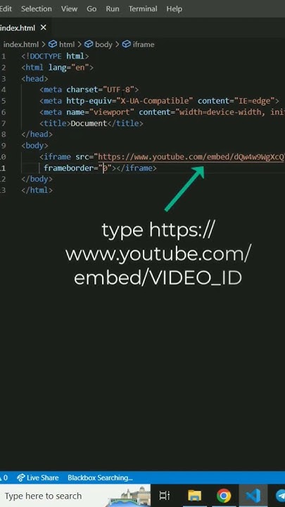 iframe Tag in Html: Display Youtube Videos on The Browser (With a Surprise 😂) - YouTube