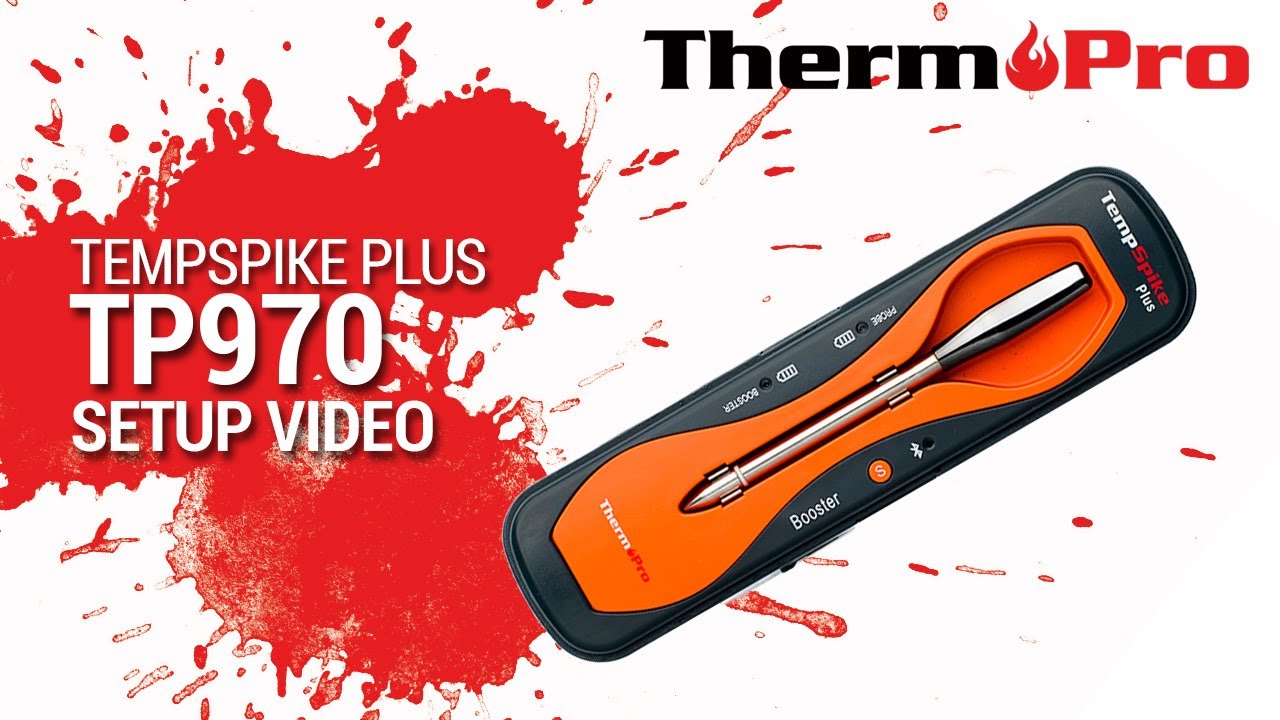 ThermoPro TP970 TempSpike Plus Truly Wireless Bluetooth Meat ...