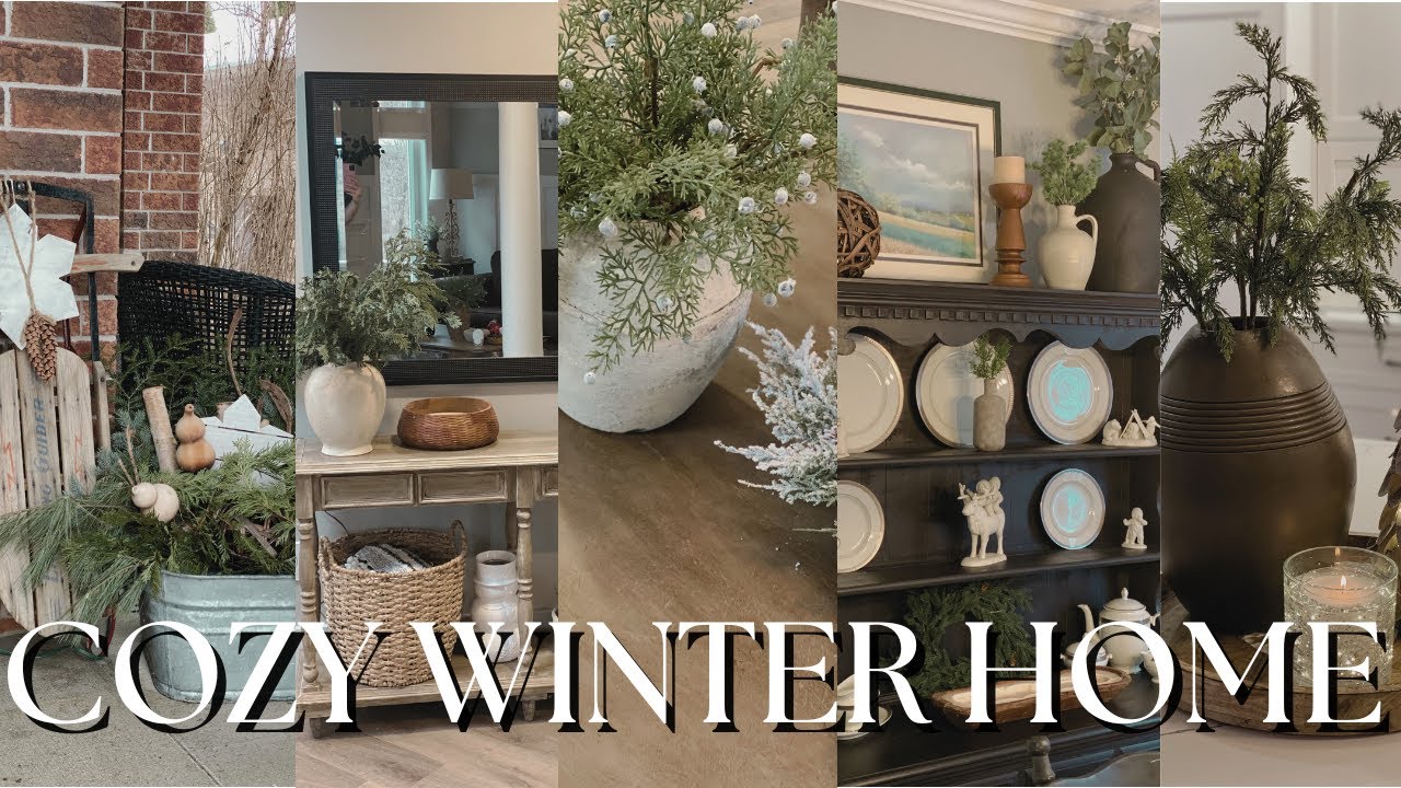 Decorating After Christmas ️ | Cozy Winter Home Tour | Winter ...