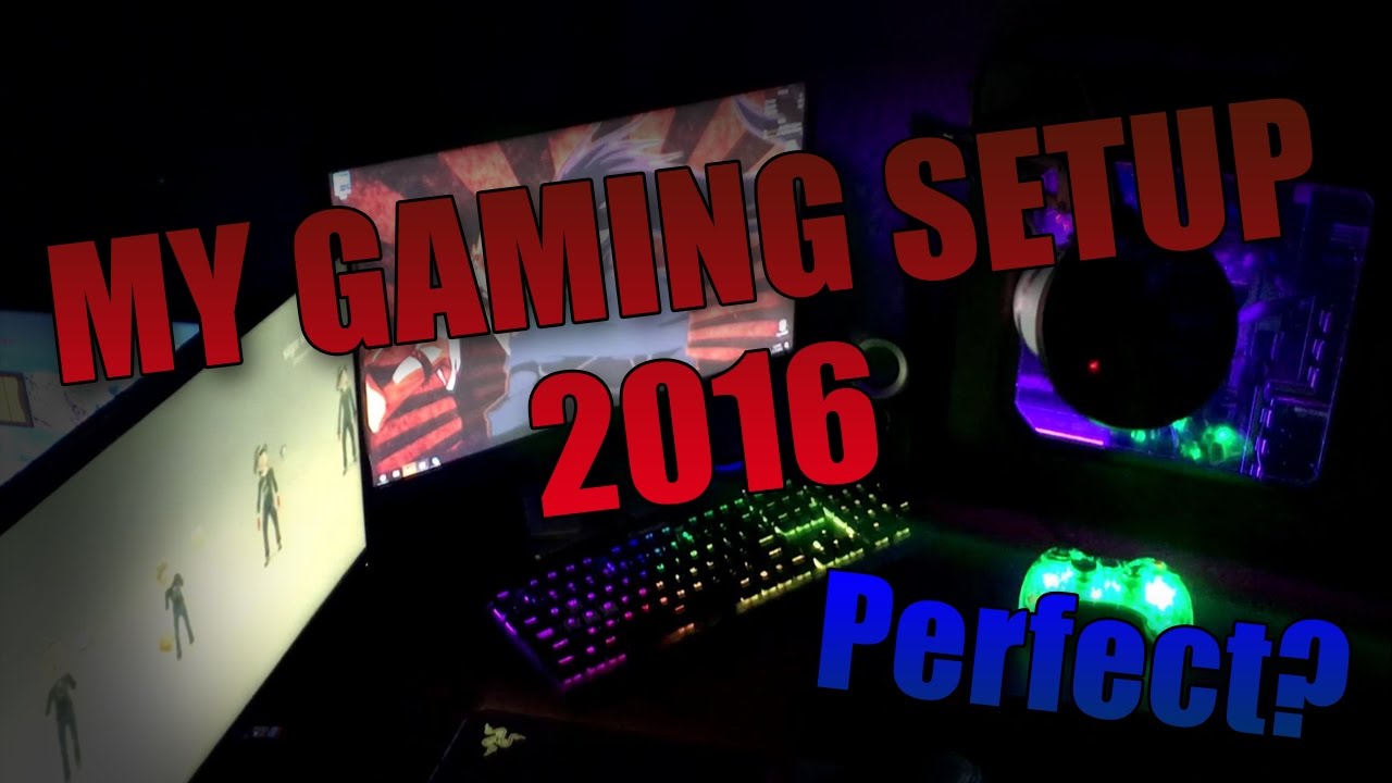 INSANE GAMING SETUP! - THE PERFECT SETUP? (2017) - YouTube