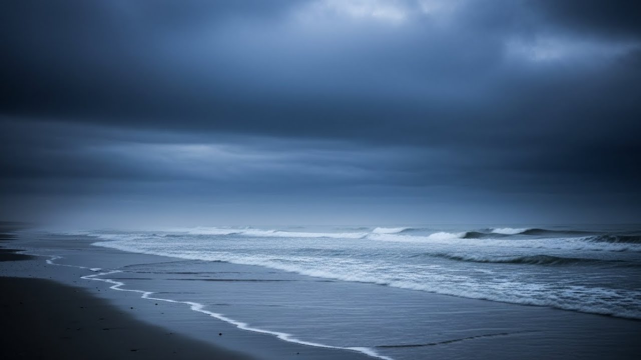 Relaxing Ocean Waves Therapy | Quiet Night to Beat Insomnia and Sleep ...