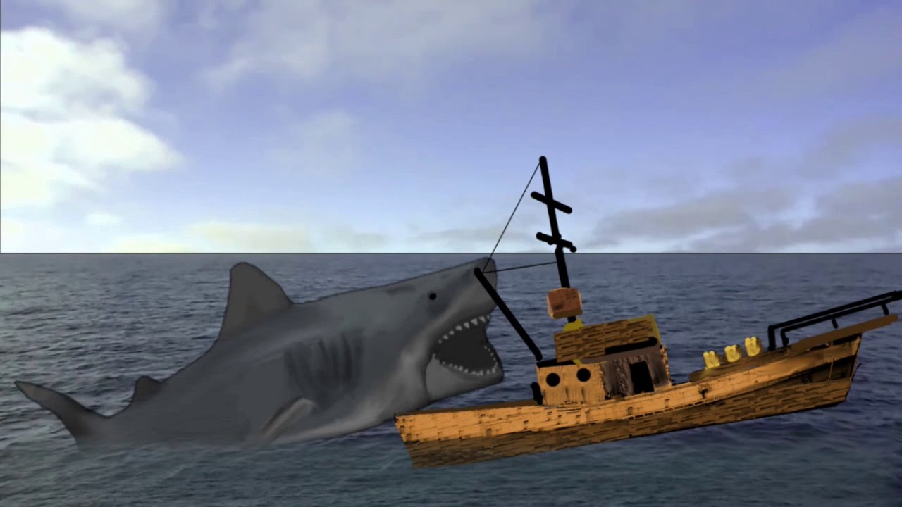 JAWS the KILLER SHARK Greenscreen - YouTube