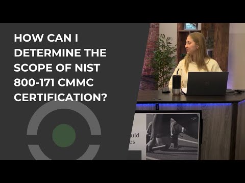 How can I determine the scope of NIST CMMC certification? - YouTube