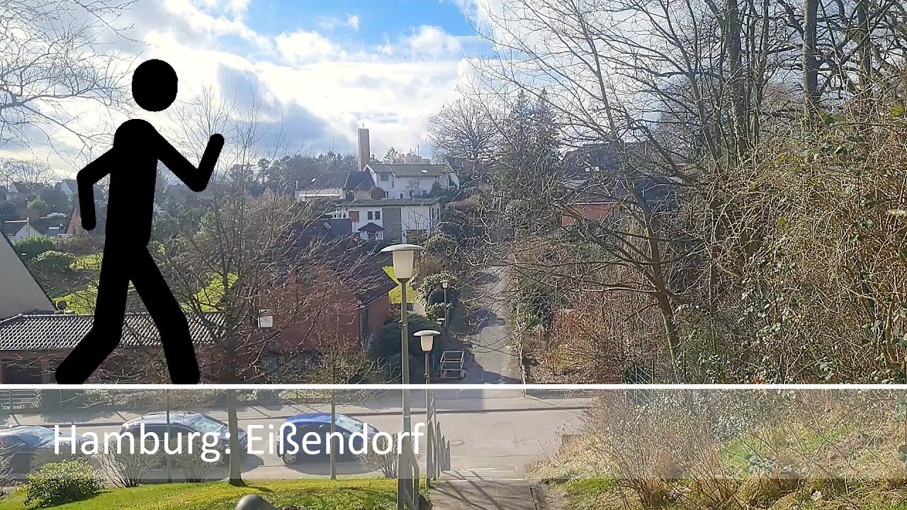Der Geher in Hamburg: Eißendorf - YouTube