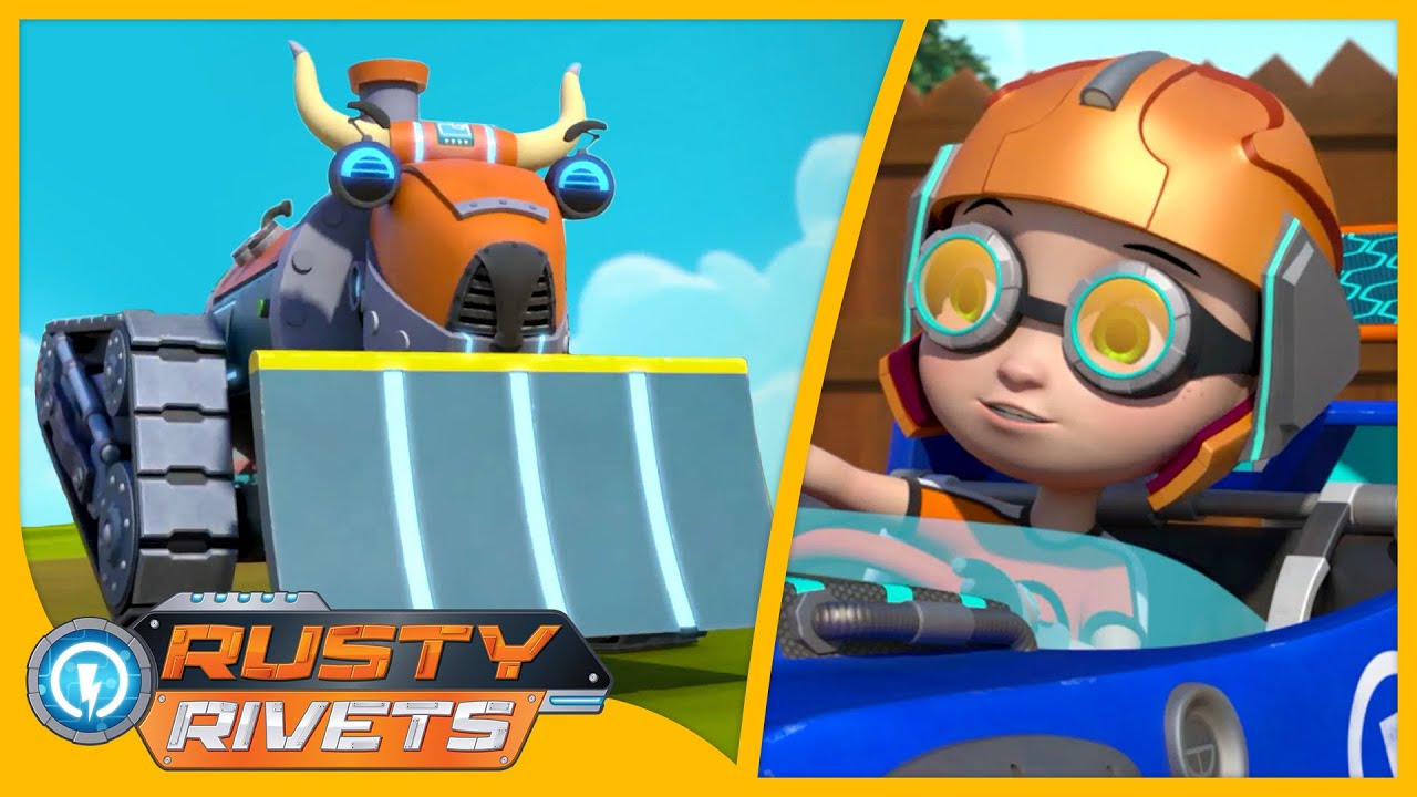 Rusty & the Runaway Bulldozer ⚒️| Rusty Rivets | Cartoons for Kids ...