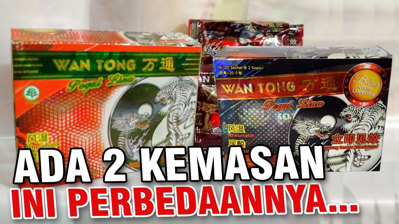 KETAHUI PERBEDAANNYA ! Seperti Ini Kemasan Jamu Wantong Original dan ...