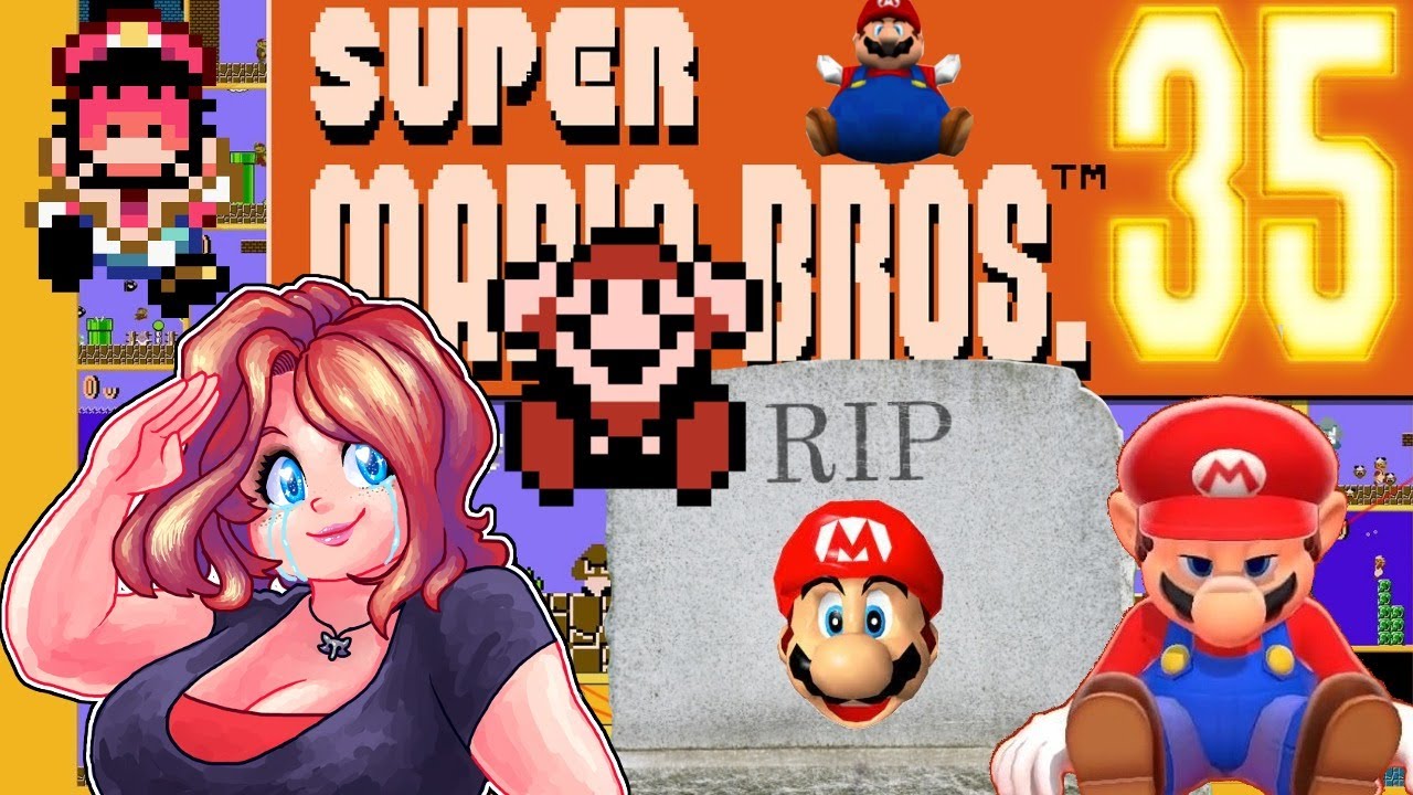 AN ODE TO MARIO - Super Mario Bros 35. ~ RIP Mario 1985 - 2021 - YouTube