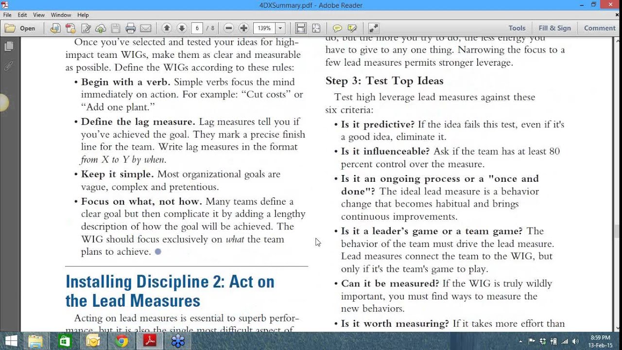 2015 02 13 What are the 4DX Principles? - YouTube