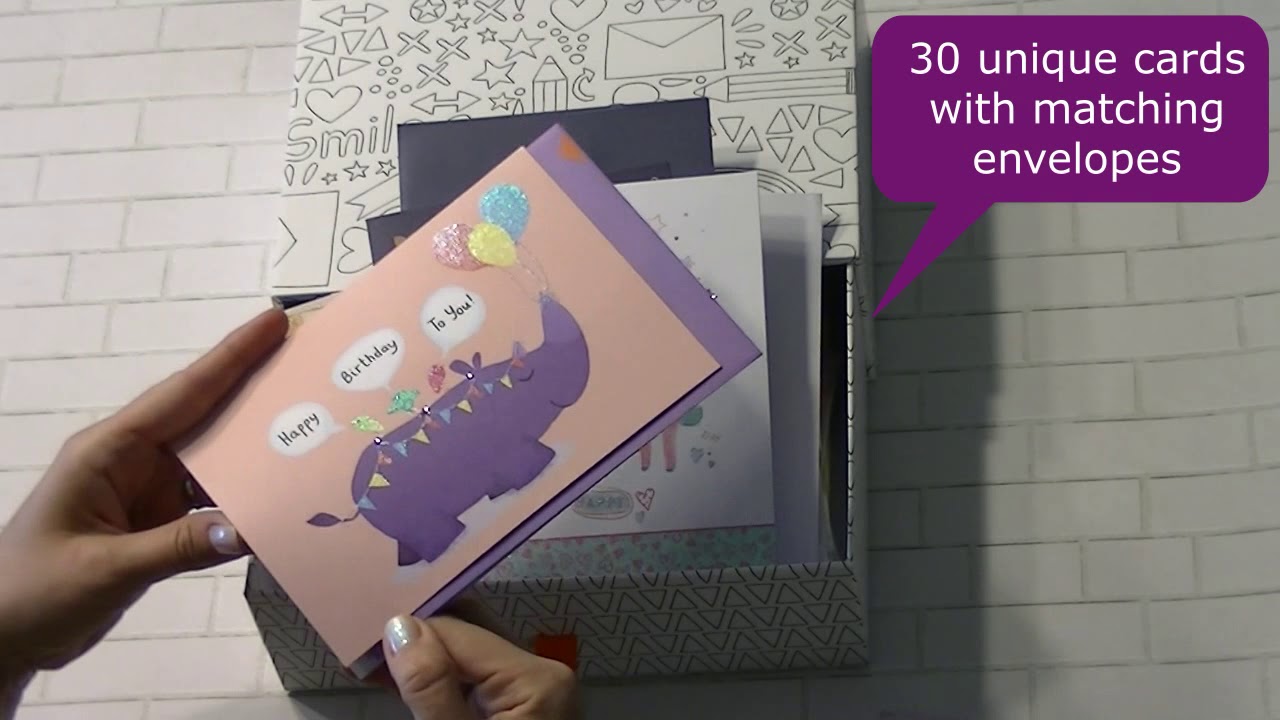 Cards for a cause - Kid's Birthday Box (2019) - YouTube