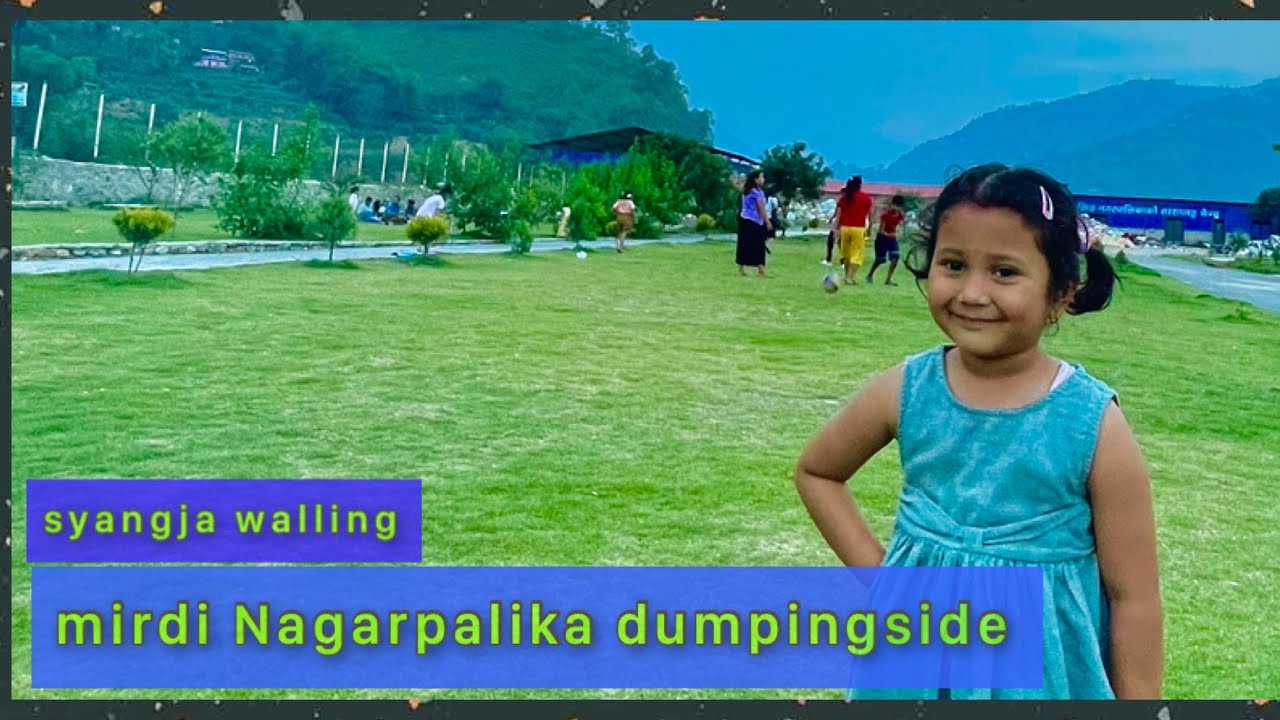 Sano nanu le vlog start gardai🥰🙂|| dumpingside Syangja walling mirdi ...