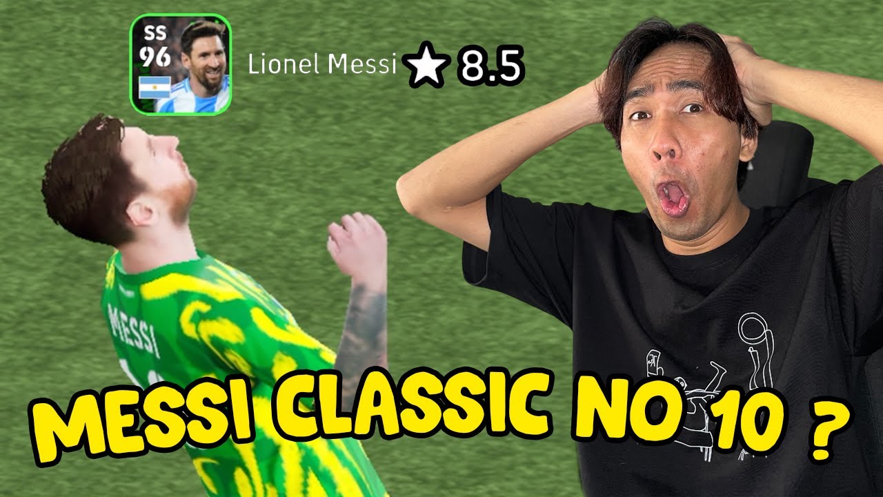 SAYA CUBA MESSI POTW CLASSIC NO 10 ! PLAYSTYLE BARU TAPI GAMEPLAY MESSI ...