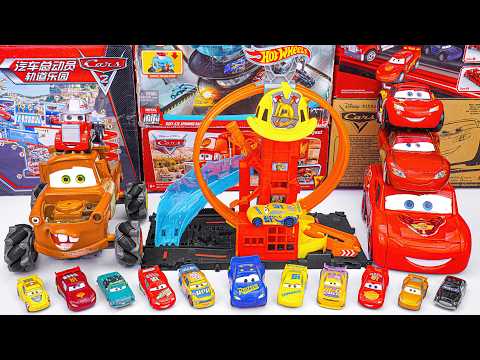 Disney Pixar Cars Unboxing Review | Disney Pixar Cars x Hot Wheels City Super Loop Fire Station