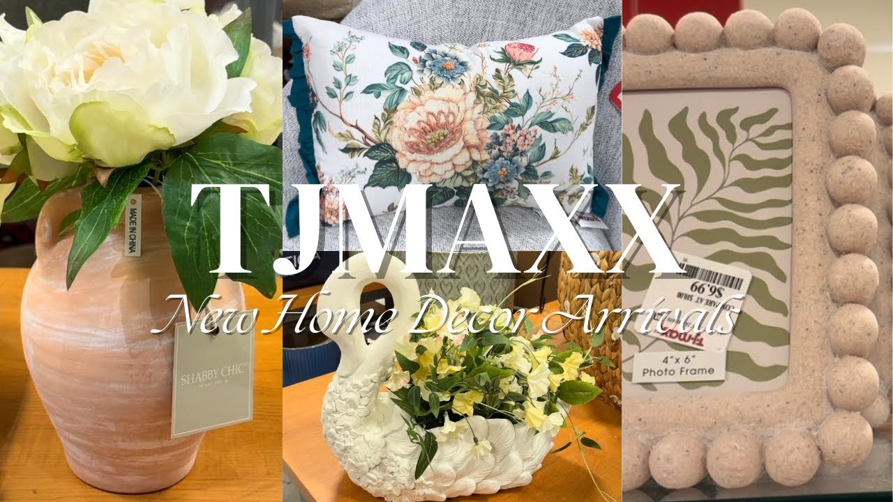 TJMAXX SHOP WITH ME 2025 | TJ Maxx Spring Decor 2025 | NEW HOME ...
