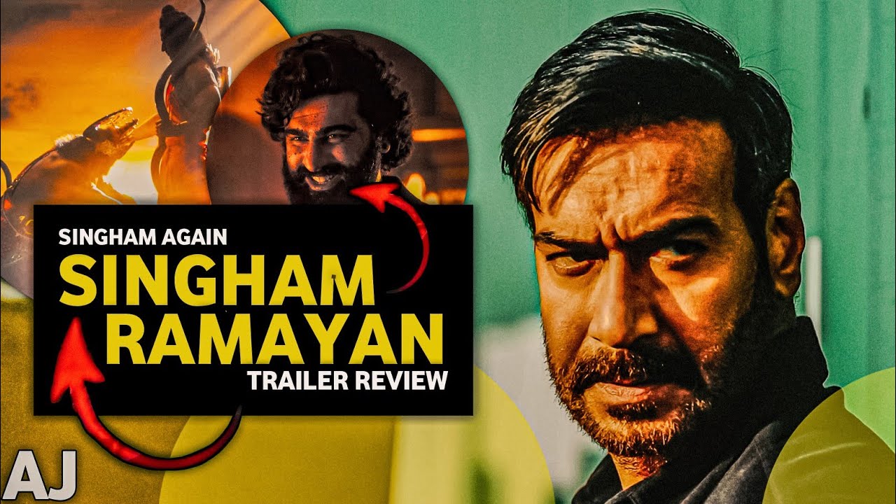 SINGHAM AGAIN NHI RAMAYAN HAI |🔥 Singham Again Trailer Review ...