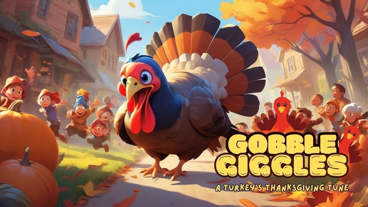 Gobbles & Giggles: Tommy the Turkey's Thanksgiving Dance - YouTube