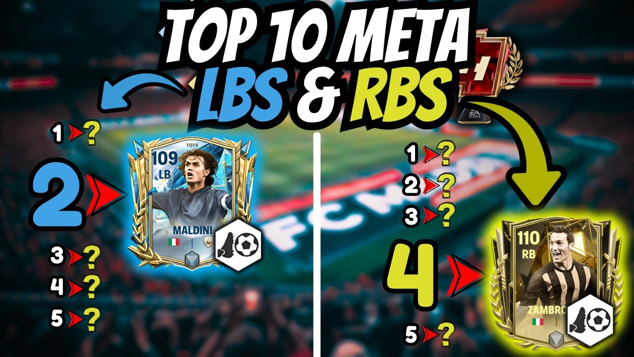 Top 10 Meta LBs & RBs in fc mobile Right Now! - YouTube