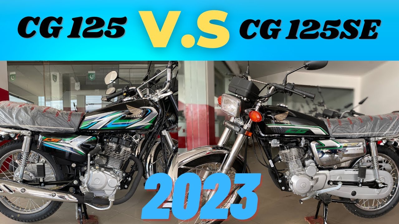Honda CG 125cc 2023 Model V.S Honda 125se 2023 Model big comparison ...