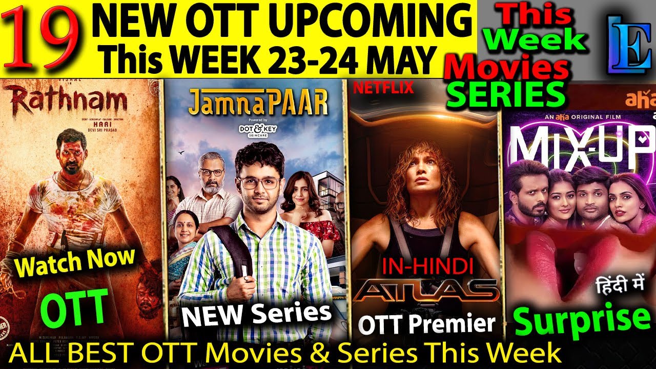 NEW OTT Release This Week 23-24 MAY-2024 & More l Atlas, Crew, Zwigato ...