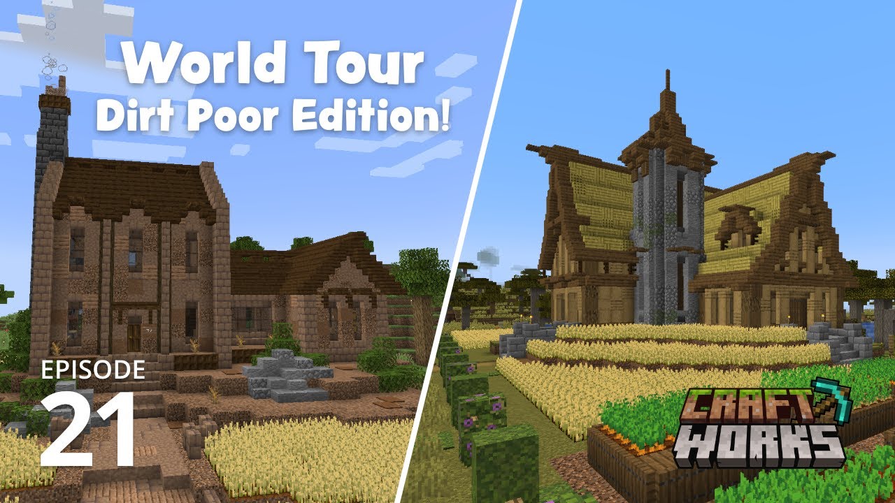 World Tour - All My Season 1 Builds | Craftworks SMP S1 | Ep. 21 - YouTube