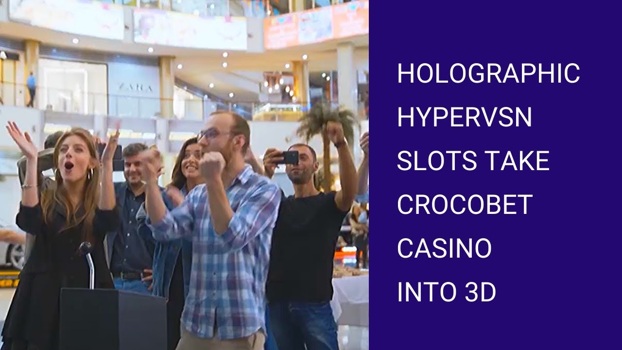 Holographic HYPERVSN Slots take Crocobet casino into 3D - YouTube