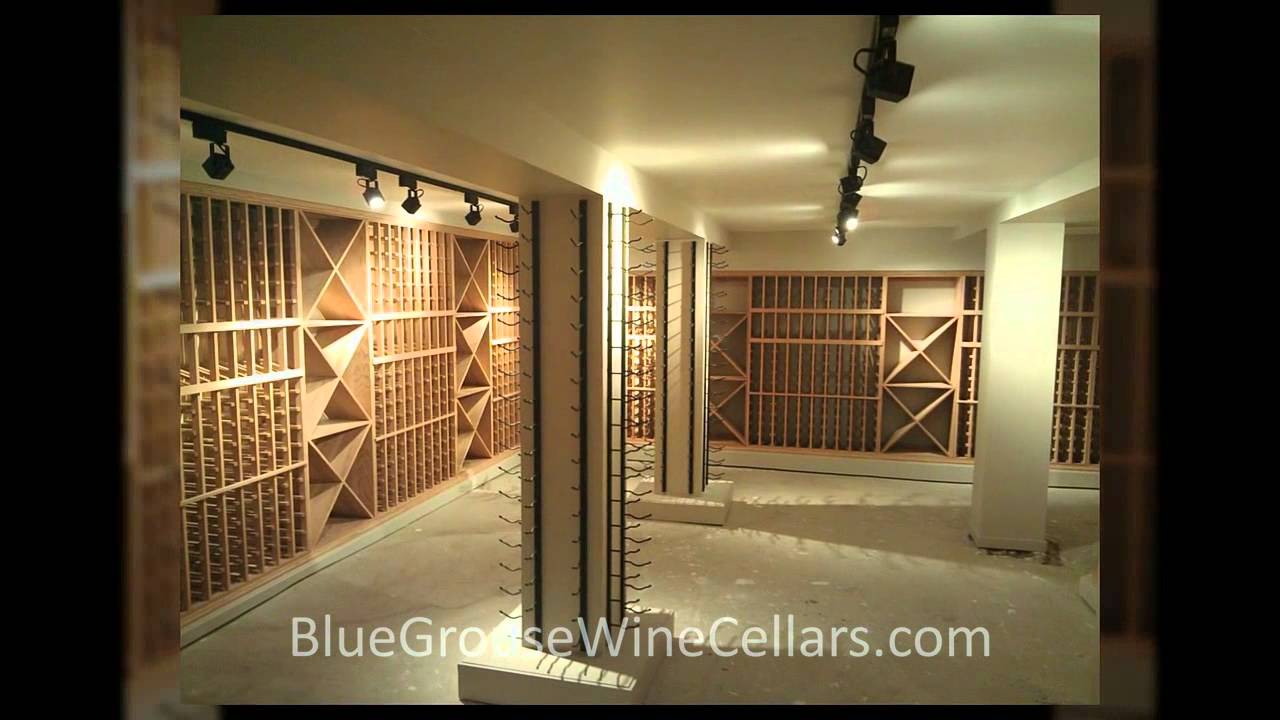 Custom Wine Cellars Vancouver -- by Blue Grouse Wine Cellars - YouTube