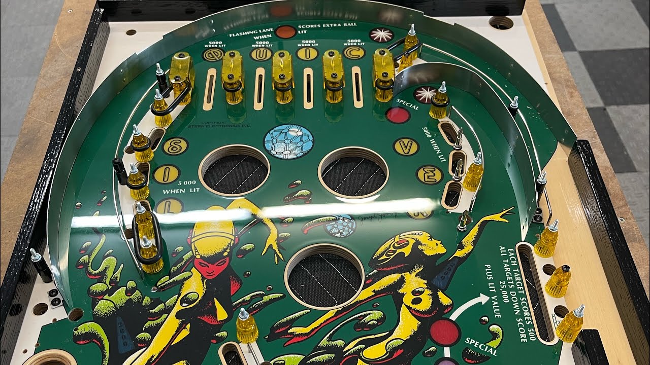 Stern Quicksilver Pinball Restoration 8 - YouTube
