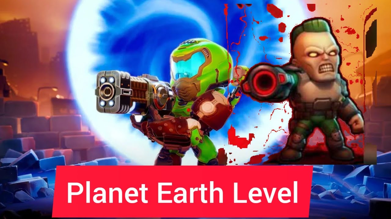 Mighty DOOM🧟‍♀️🗡️| Planet Earth level parte 1 Gameplay| #androidgames # ...