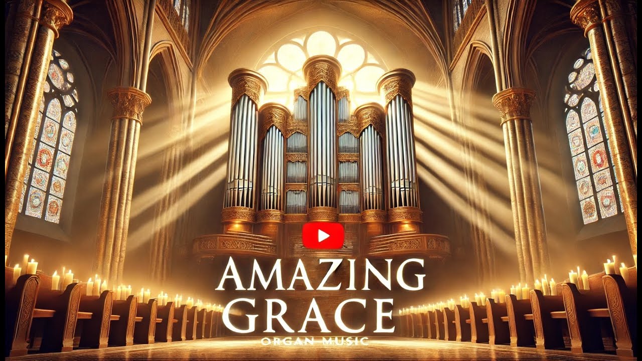 🎵 Amazing Grace – Majestic Pipe Organ Performance | Soothing ...