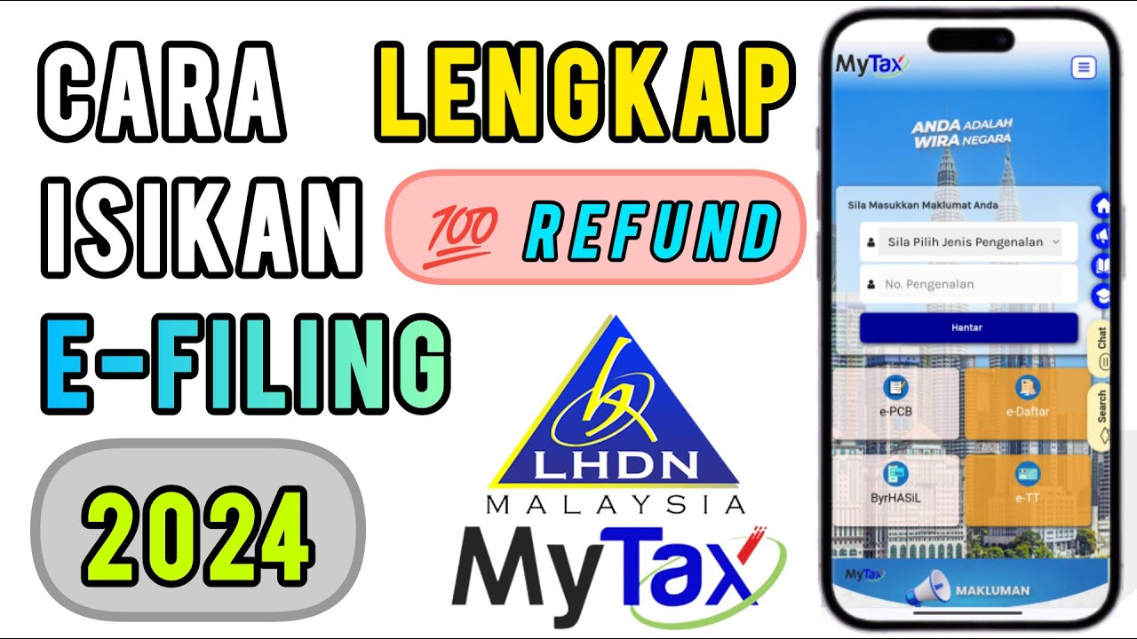 Cara Isi E Filing 2025 Income Tax LHDN Online YouTube