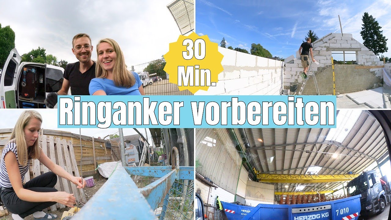 Bauvlog N°92 | DACH ANHEBEN | Ringanker vorbereiten 💪🏻 | Stahl abgeholt ...