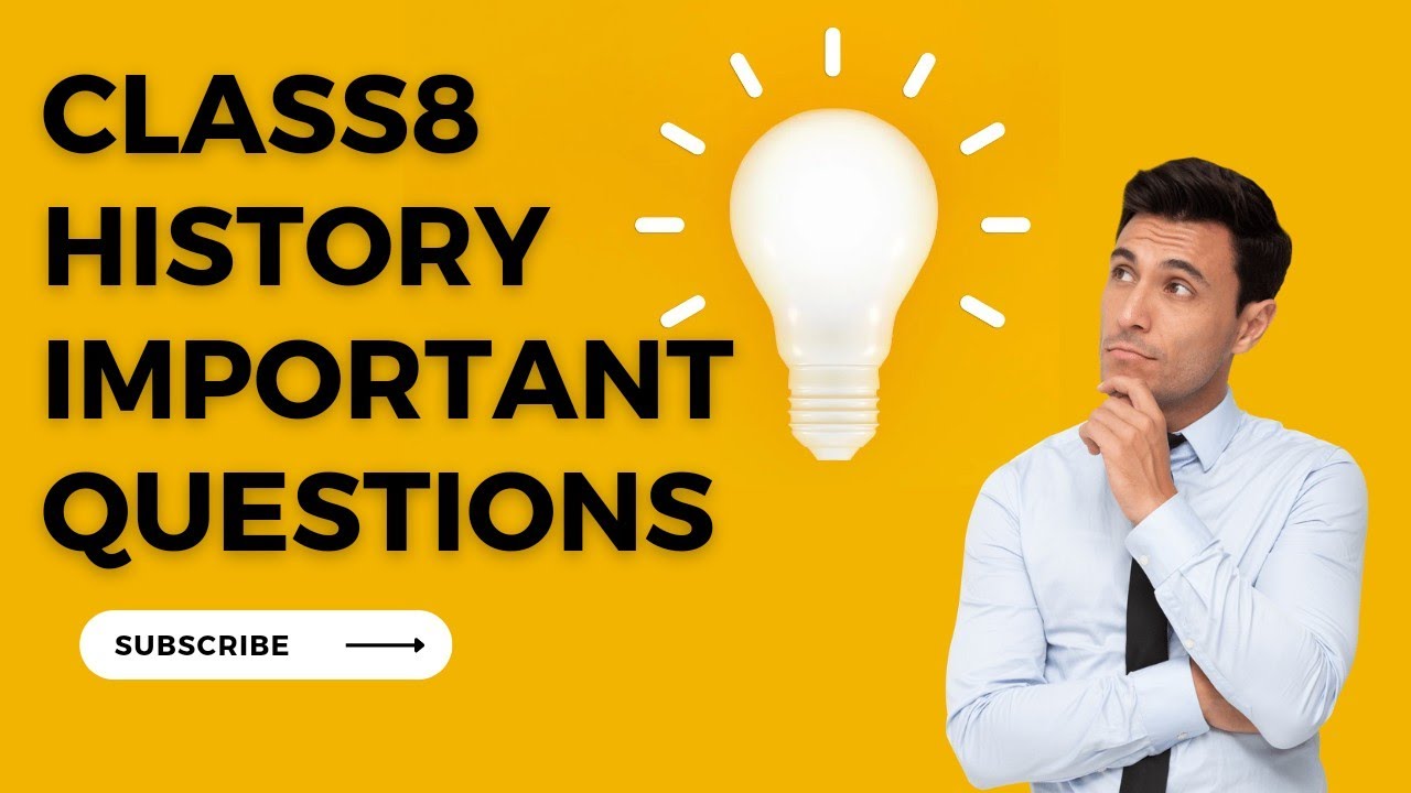 Class 8th history Important ques/ans chapter 5 and 6 - YouTube