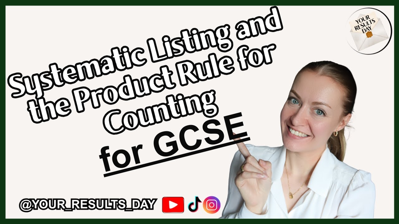 Systematic Listing and the Product Rule for Counting for GCSE Maths ...