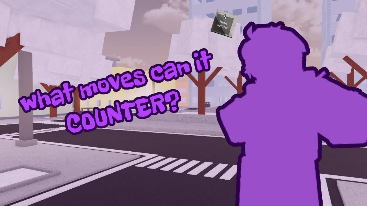 What moves can HEAD SPLITTER counter in JUJUTSU SHENANIGANS? - YouTube