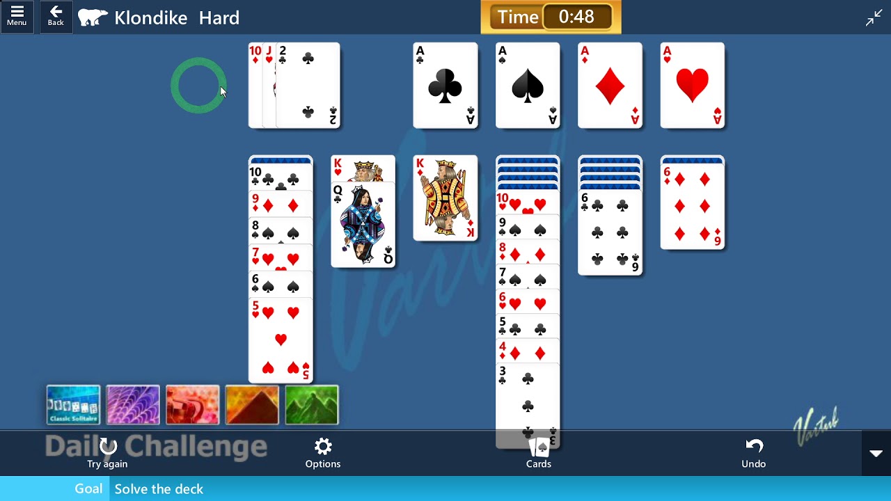 Microsoft Solitaire Collection - Klondike [Hard] | June 30th 2020 ...