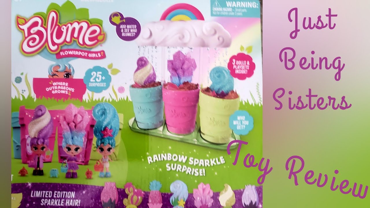 Blume Flowerpot Girls Toy Review - YouTube