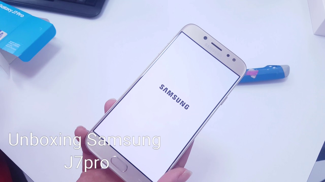 Unboxing Samsung Galaxy J7 pro - YouTube