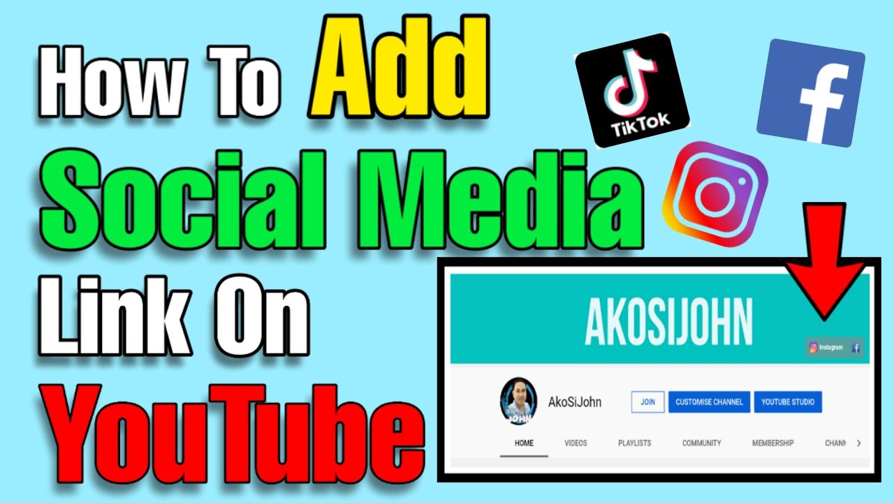 How To Add Social Media Link To YouTube Channel 2020 YouTube how-to-add-social-media-link-to-youtube-channel-2020-youtube