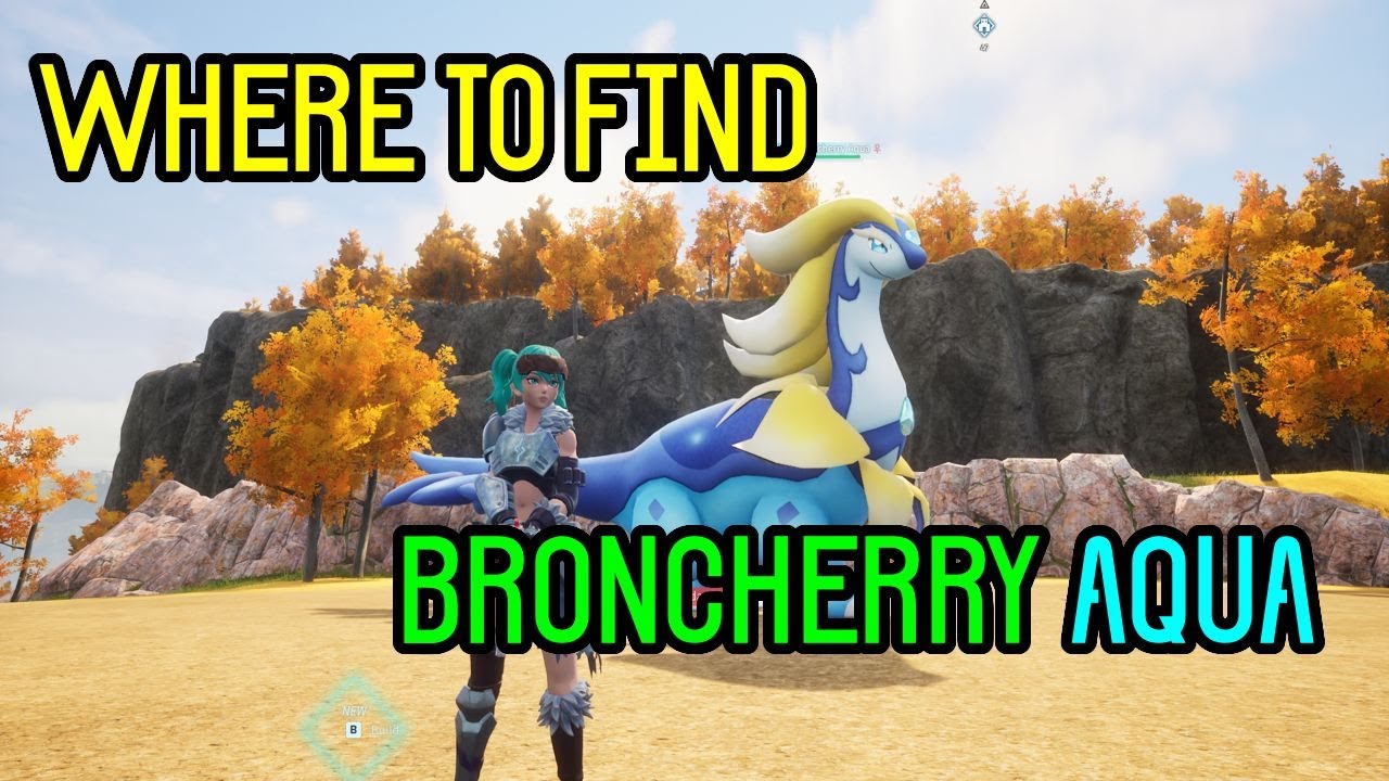 This is where to catch the Alpha Broncherry Aqua in Palworld! - YouTube
