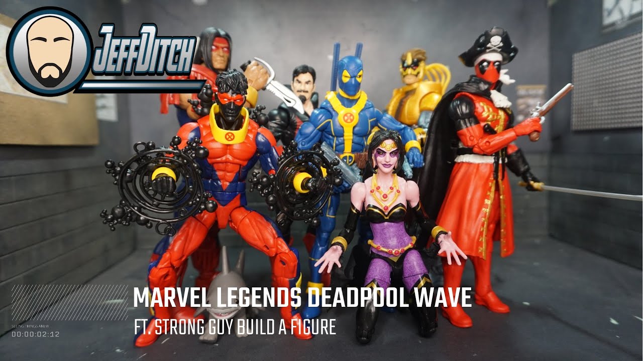 Hasbro Marvel Legends Deadpool Wave | Strong Guy BAF | Unboxing and ...