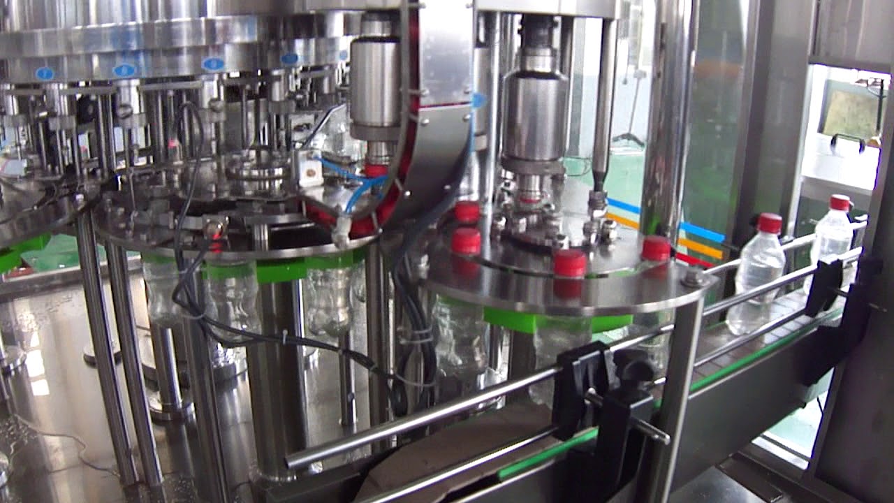 CSD filling machine - YouTube